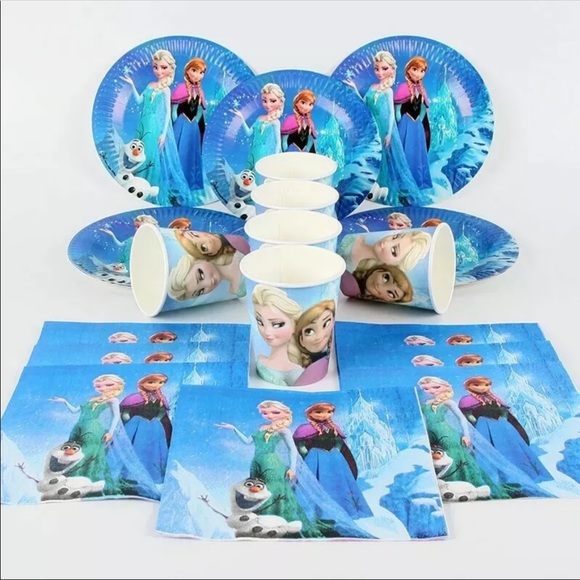 Party Supplies | Frozen Elsa And Anna Party Supplies Set For 1 | Poshmark